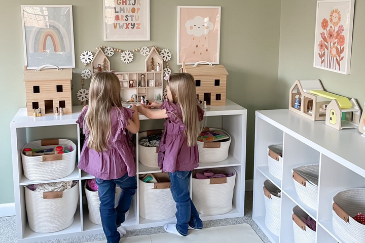 House Shaped Wooden Toy Display Shelf – Lovely Little House